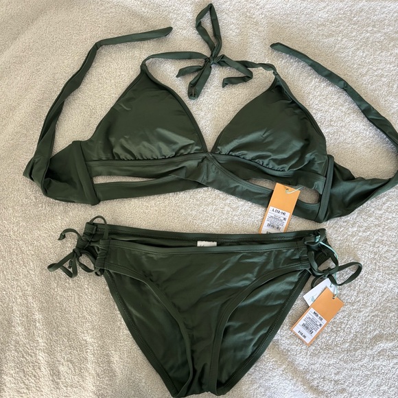 Kona Sol | Swim | Olive Green Swim Suit Bikini Set From Target | Poshmark